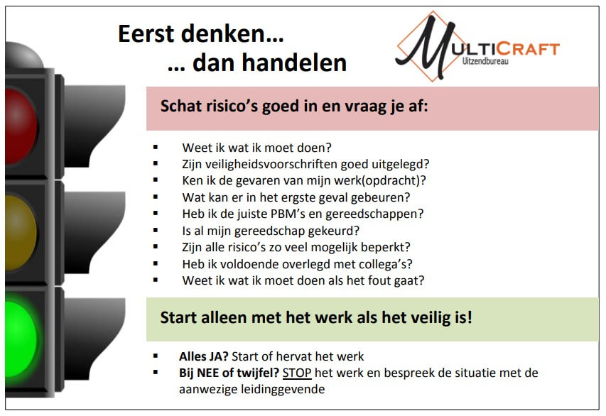 Thema Veiligheid - Werken bij Multicraft